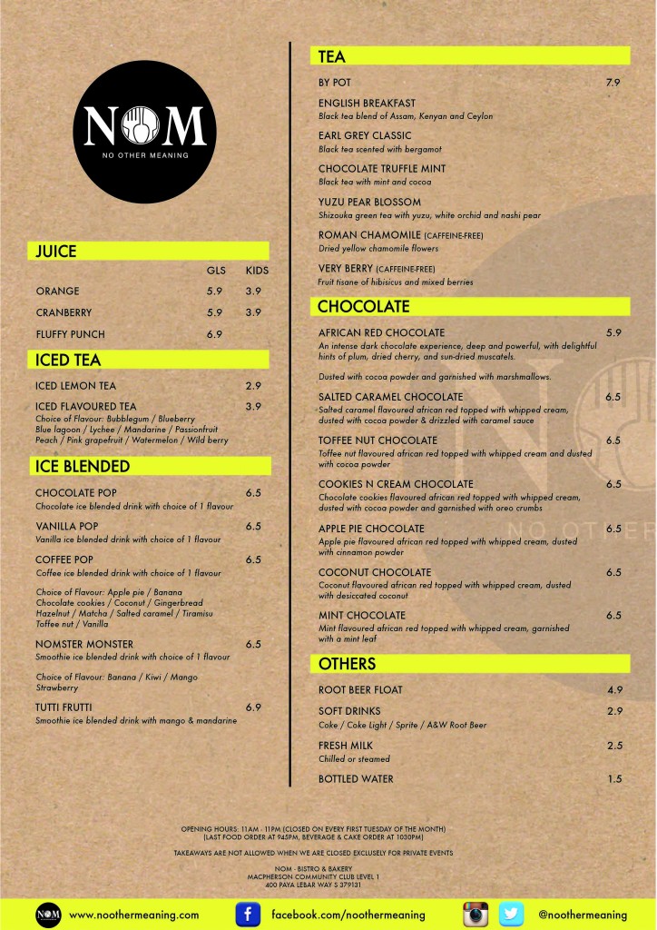 NOM | No Other Meaning